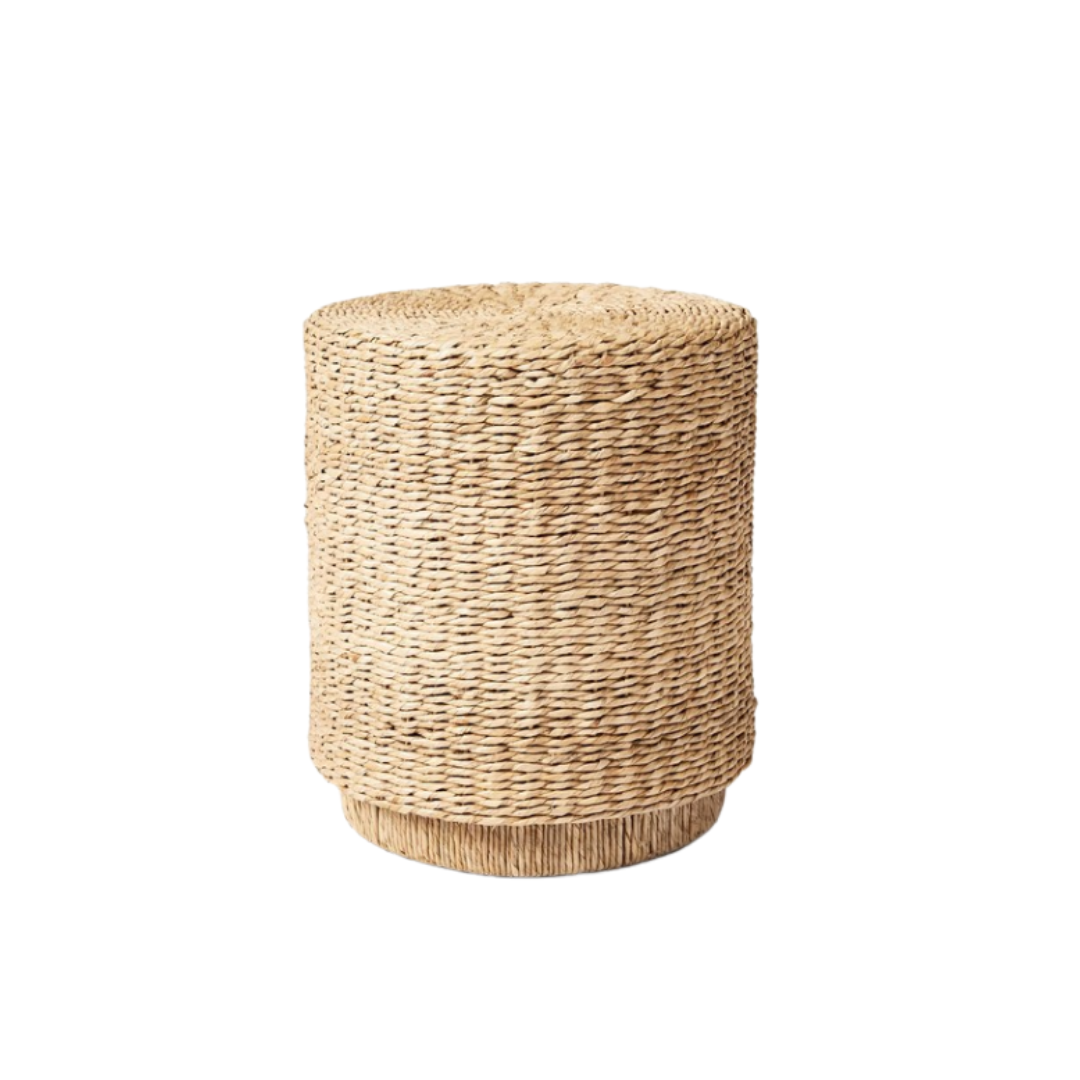 Seagrass Side Table, Sea Grass, Natural | Dwelling Envy Interiors