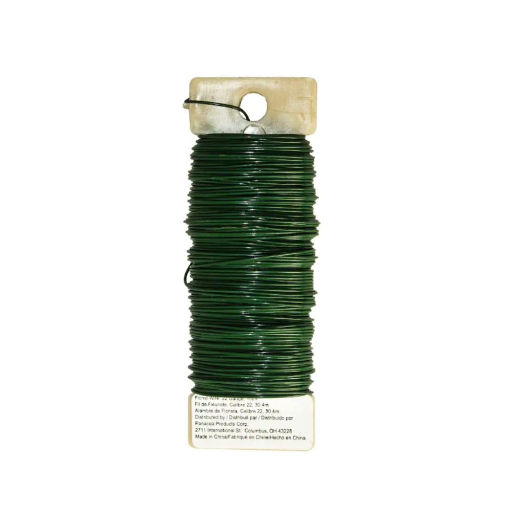 Panacea™ Green Floral Wire, 22 Gauge | Dwelling Envy Interiors